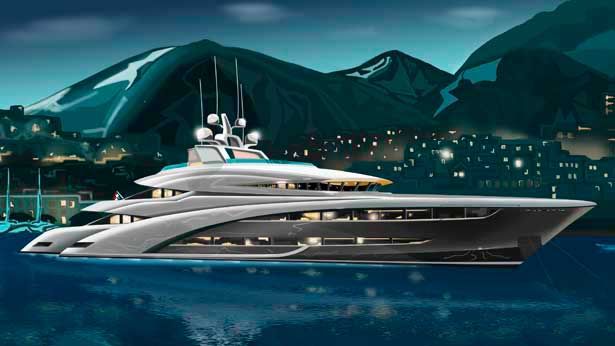 Mulder designs fast 60m concept superyacht